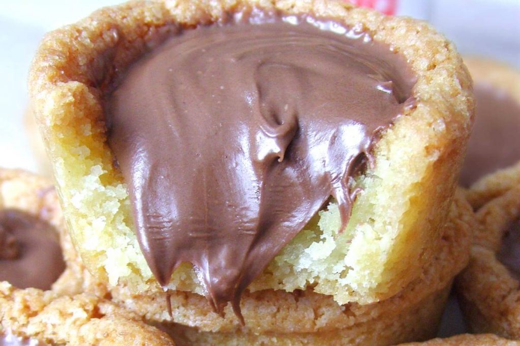 Simple Nutella Pods Recipe Malaysia | Nutella Cookie Cups