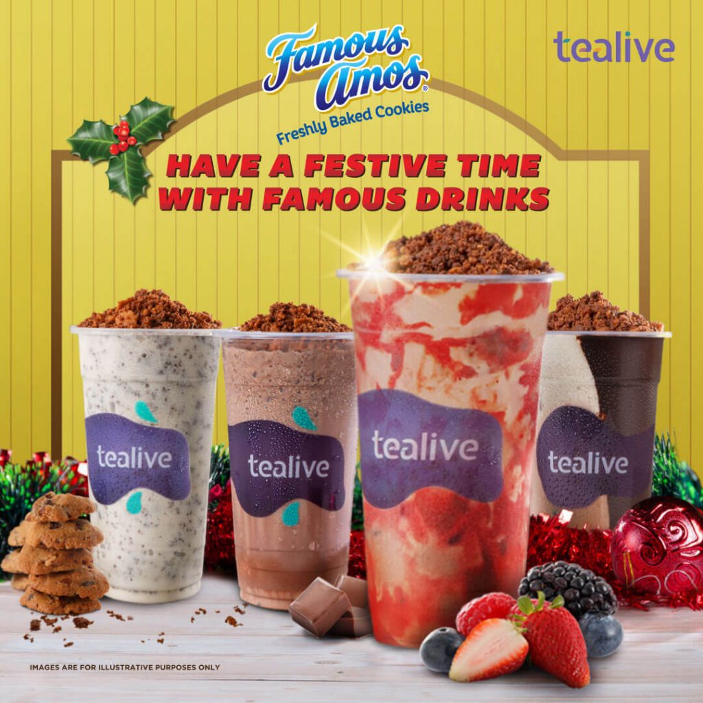 Tealive x Famous Amos NEW Series! [#TealiveFamousAmos]