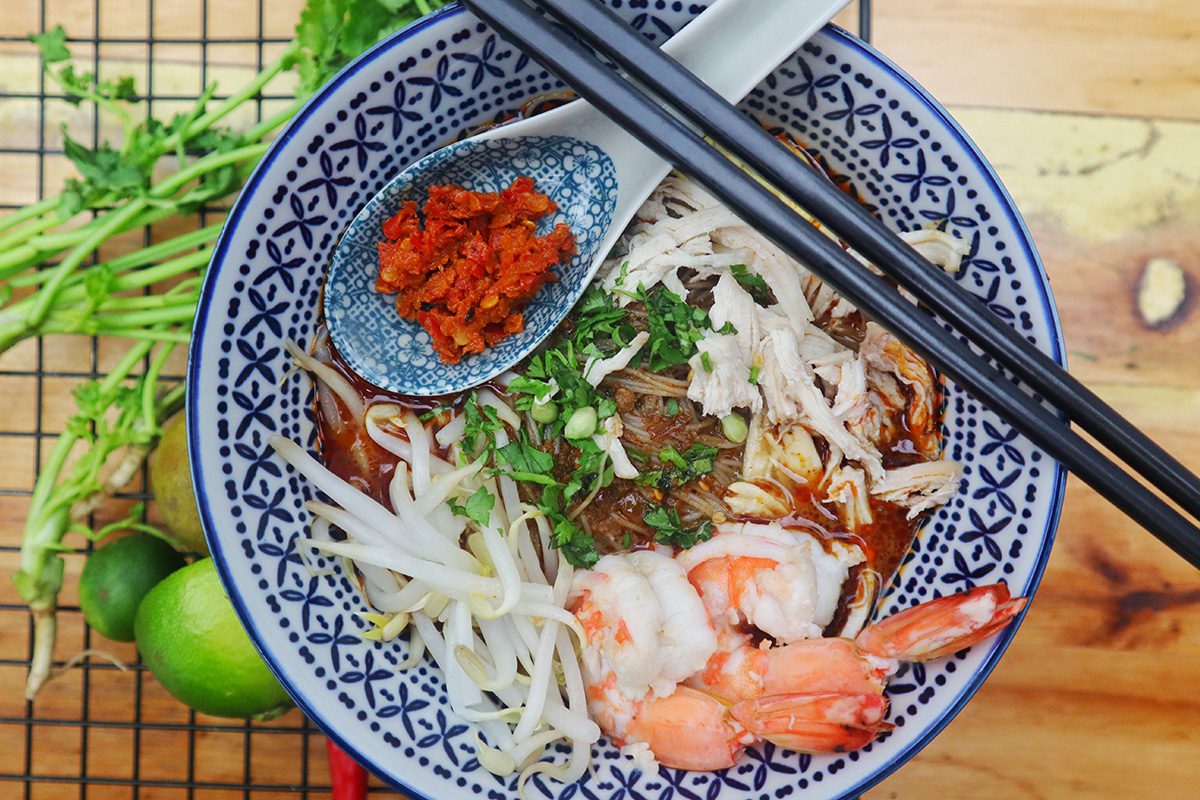 Sarawak Laksa Recipe Malaysia | How to make Sarawak Laksa