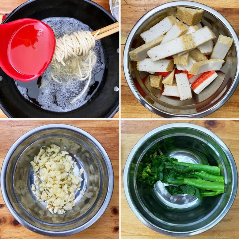 Homemade Flying Noodle | Fried Floating Noodle