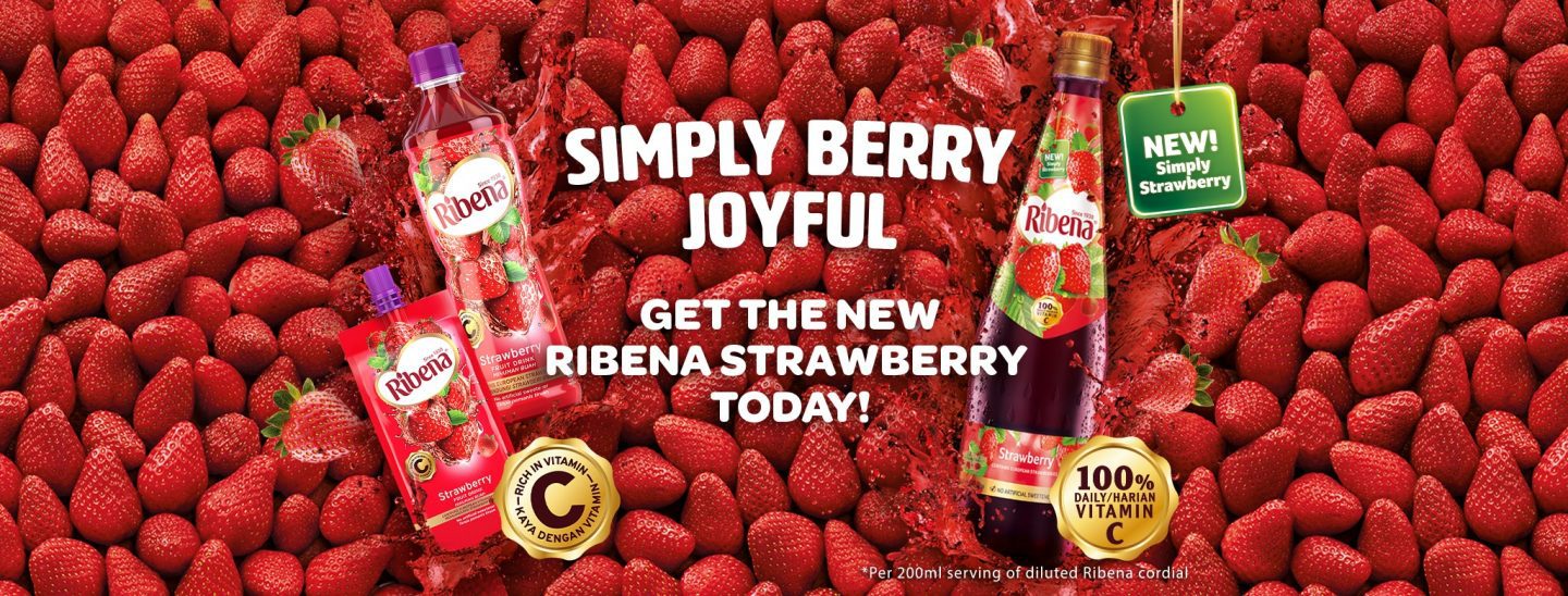 Enjoy the Sweetest Moment with Ribena Strawberry! | NEW!