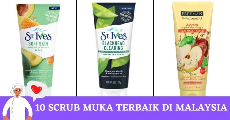10 Scrub Muka Terbaik di Malaysia 2026 | Paling Berkesan Untuk Jerawat!