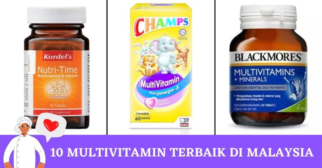 10 Multivitamin Terbaik di Malaysia 2023 | Sihat & Terbaik