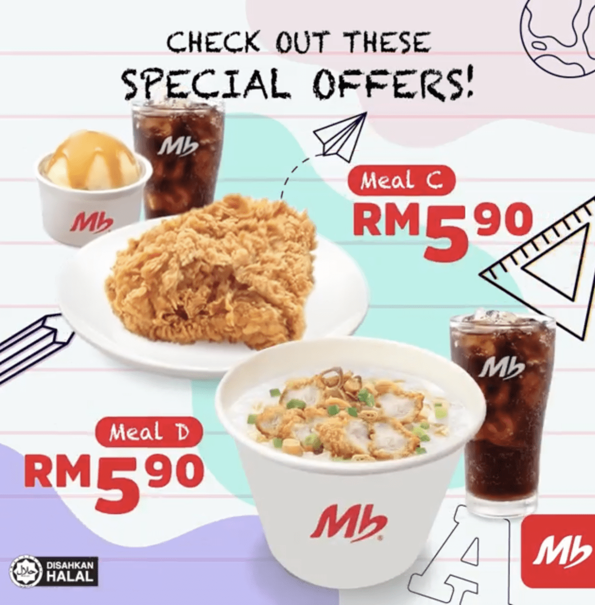 Marrybrown Malaysia Student Meal Card Promotion