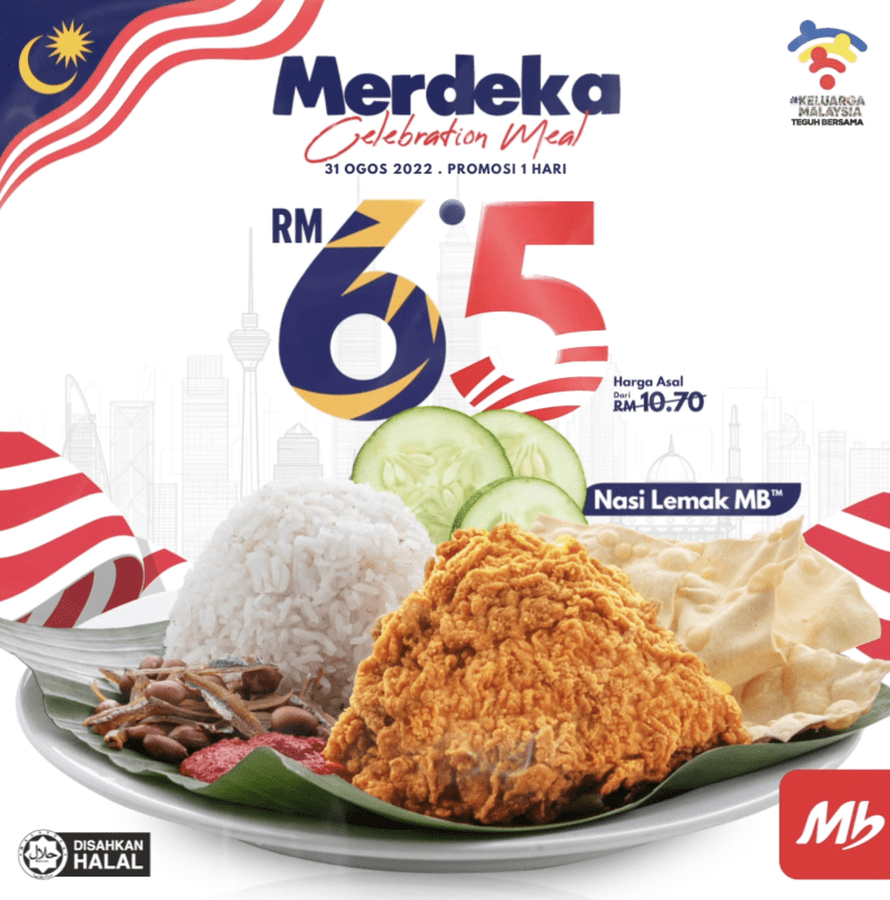 Don’t Miss Out On Marrybrown’s Merdeka Celebration Meal!