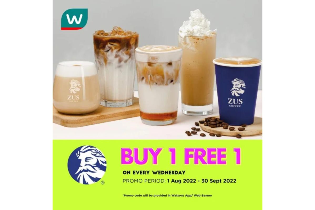 ZUS Coffee x Watsons’ Member Exclusive Promo