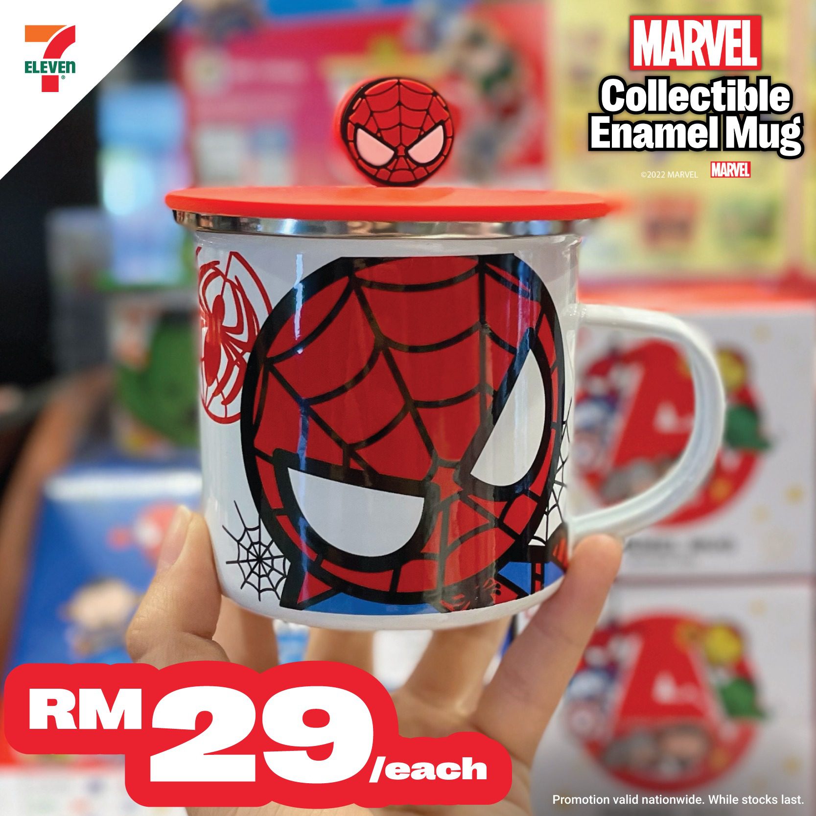 7-Eleven Limited Edition Marvel Collectible Enamel Mug at RM29