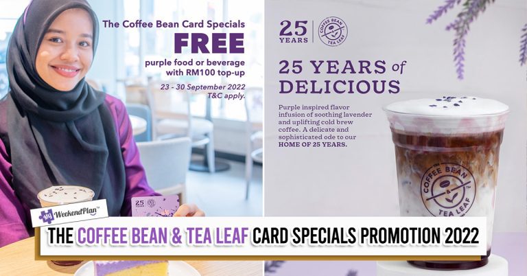 The Coffee Bean & Tea Leaf Card Specials Promotion 2022