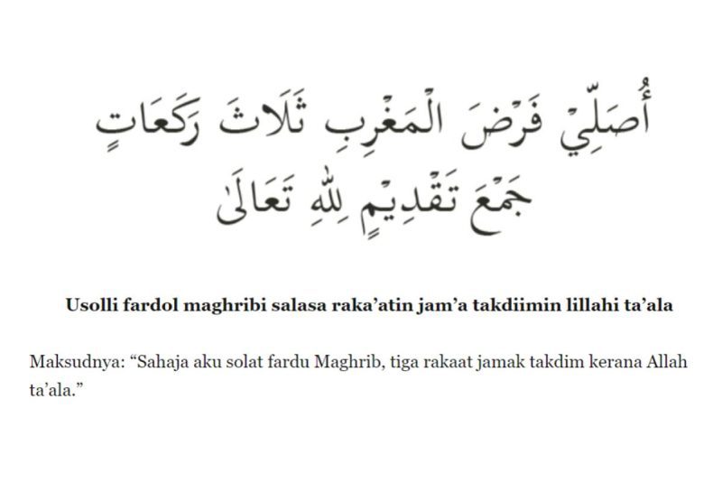 Panduan Niat Jamak dan Qasar | Ibadah