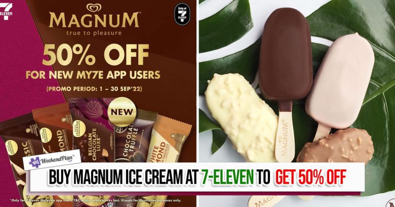 Buy Magnum Ice Cream At 7-Eleven To Get 50% Off