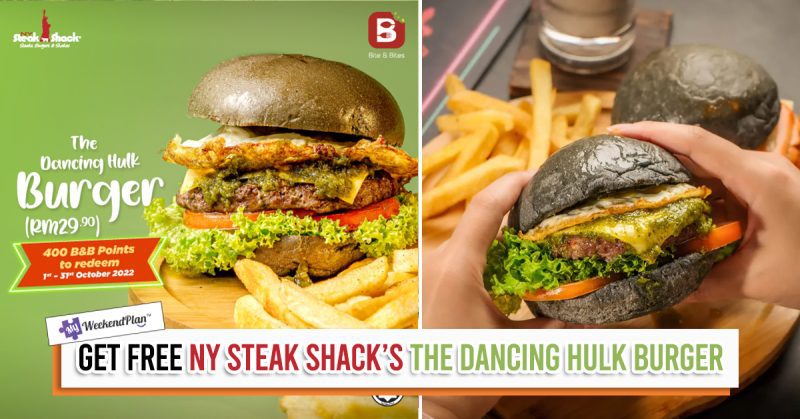Get Free NY Steak Shack’s The Dancing Hulk Burger - My Weekend Plan