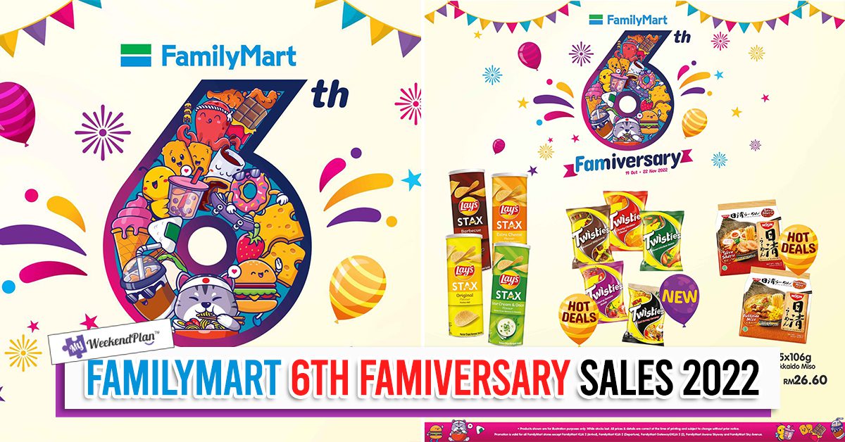 FamilyMart 6th Famiversary Sales 2022