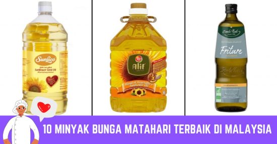 10 Minyak Bunga Matahari Terbaik di Malaysia 2026| Lazat