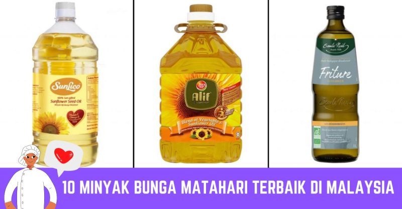 10 Minyak Bunga Matahari Terbaik di Malaysia 2025| Lazat