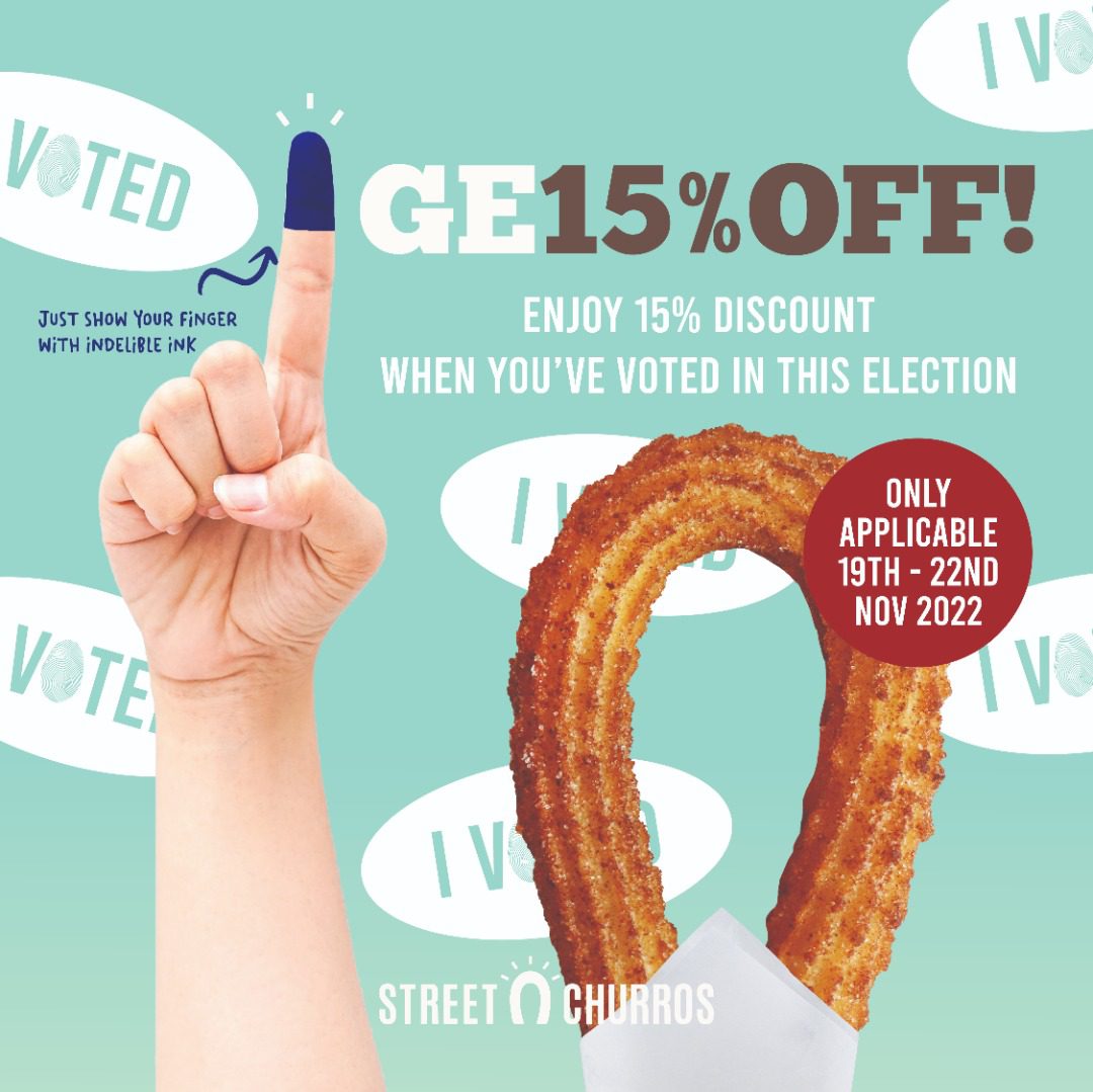 Show Your Inked Finger To Enjoy GE15 Deals