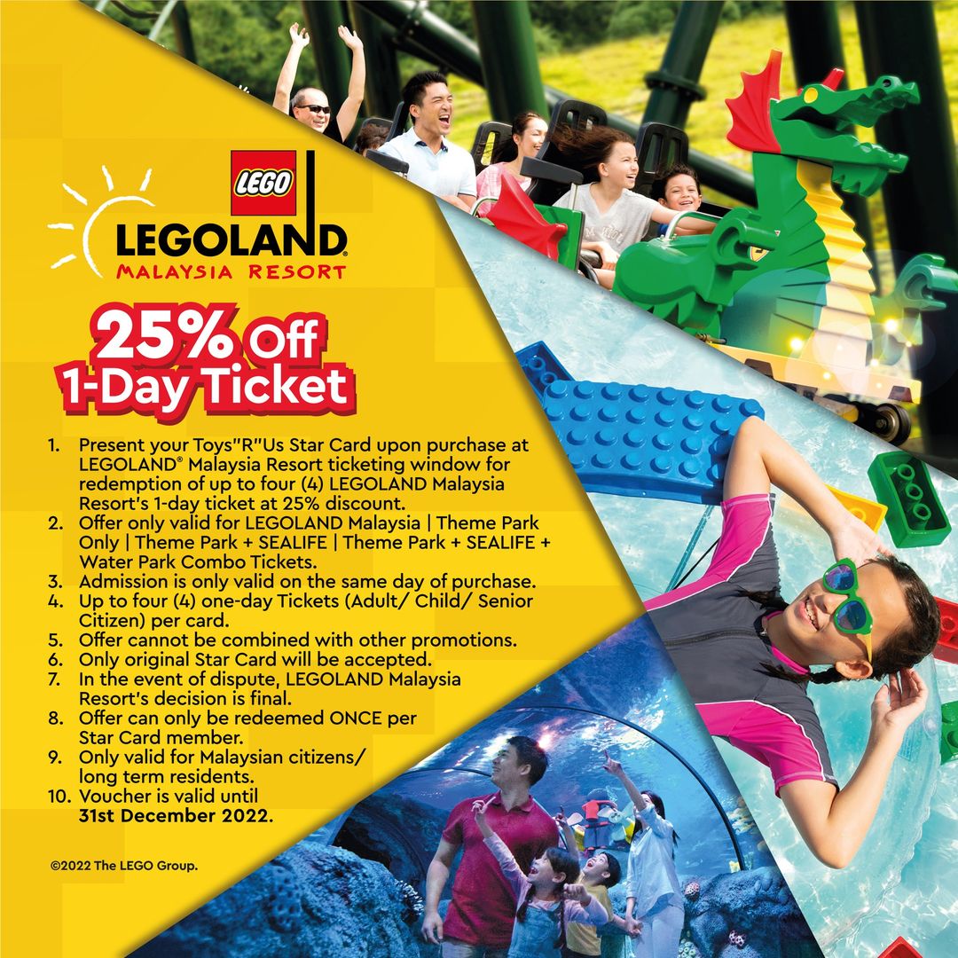 LEGOLAND Toys“R”Us 25% Off Deals 2022