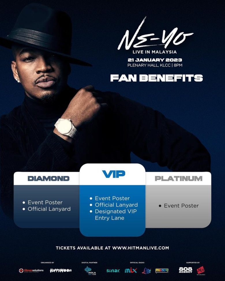 Ne-Yo Live in Malaysia in January 2023