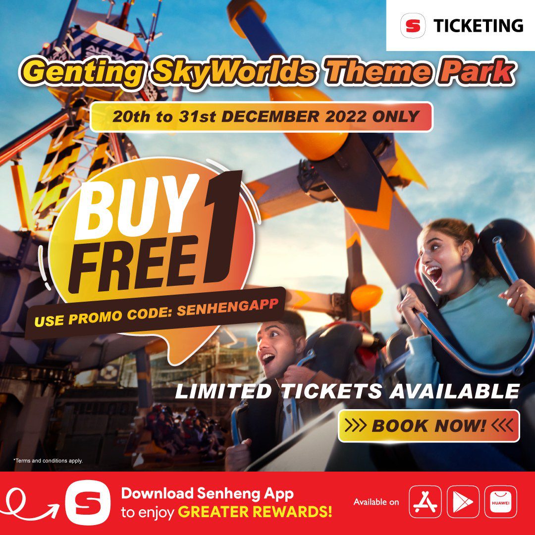 Senheng Buy 1 Free 1 Genting SkyWorlds Ticket