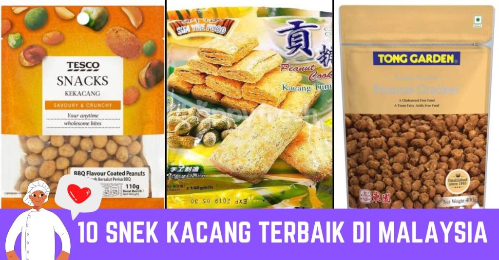 10 Snek Kacang Terbaik di Malaysia 2025