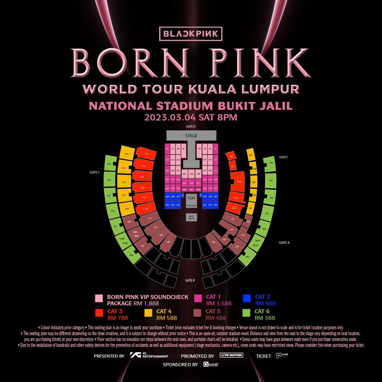 Check Out This Awesome BLACKPINK BORNPINK in KL (Possible) Stage