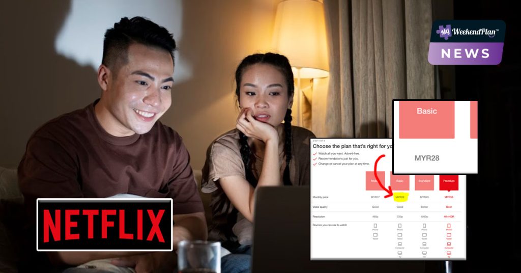Netflix Lowers The Price For Basic Plan To RM28 Per Month