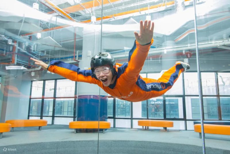 Spin Round and Round at WINDLAB Indoor Skydiving