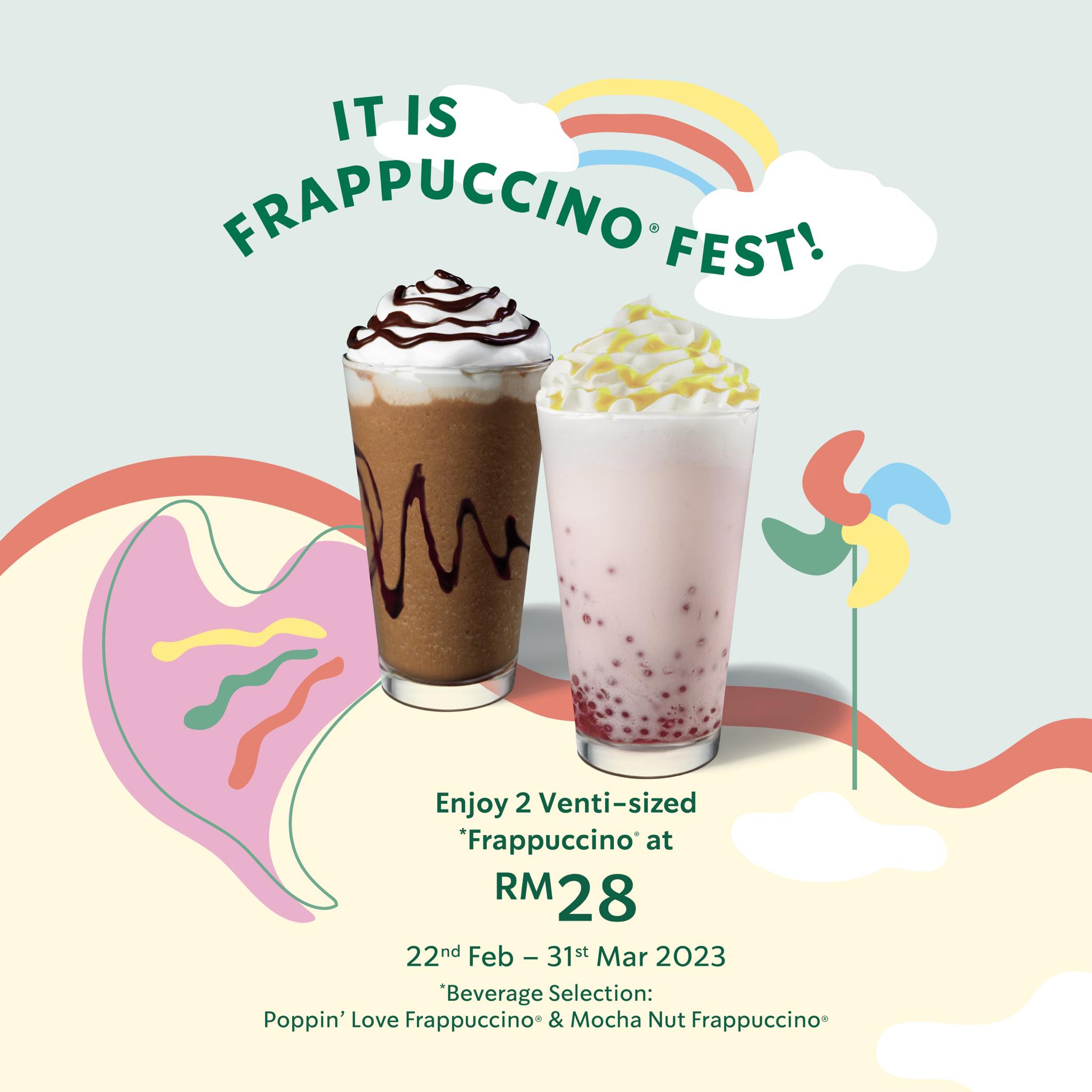 Starbucks March Frappuccino Fest