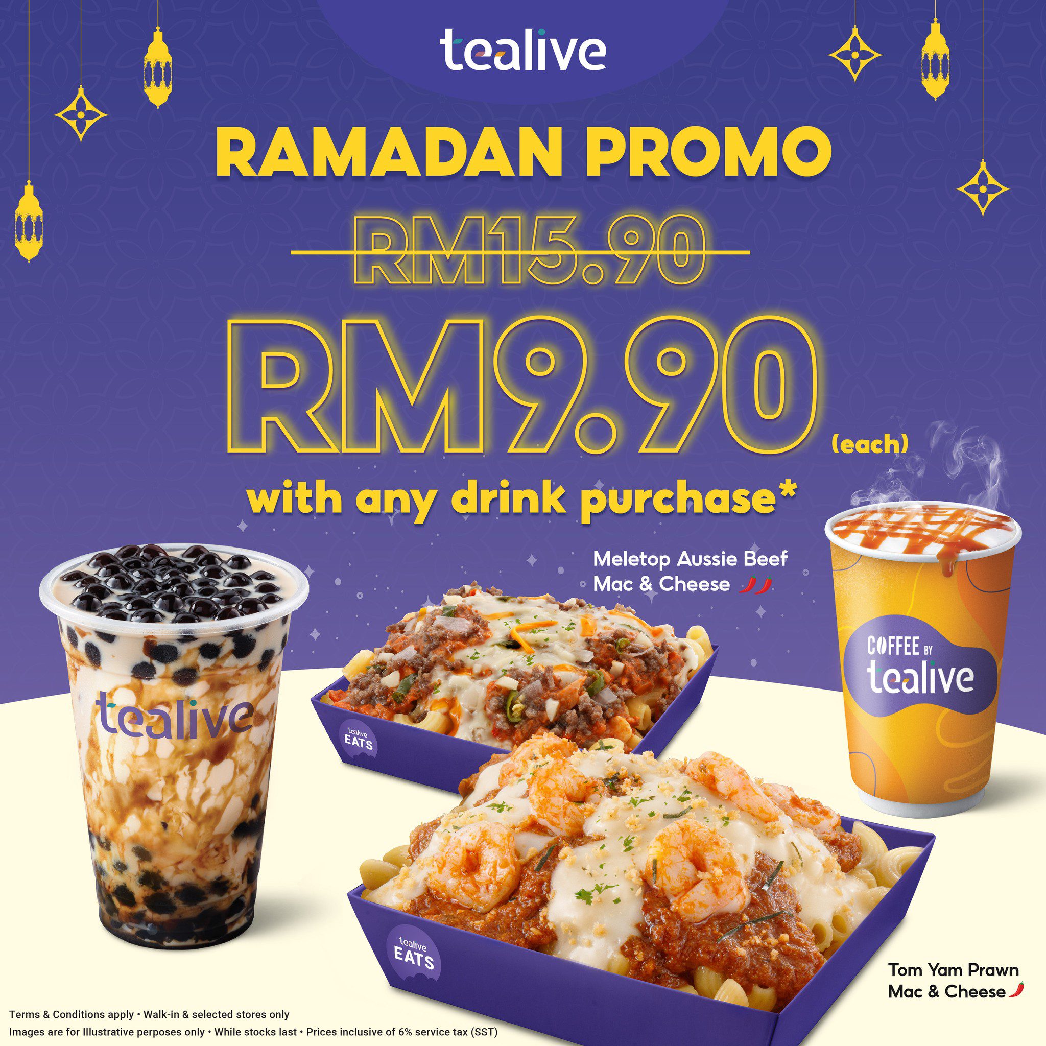 Tealive Ramadan Promo As Low As RM9.90