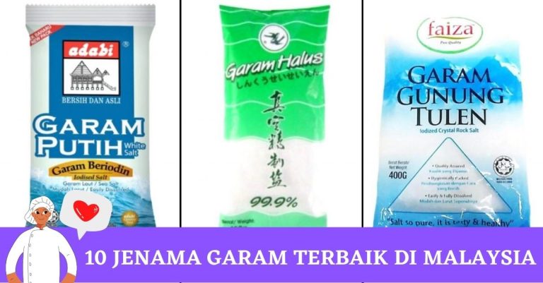 10 Jenama Garam Terbaik di Malaysia 2025 | Berkualiti & Terbaik