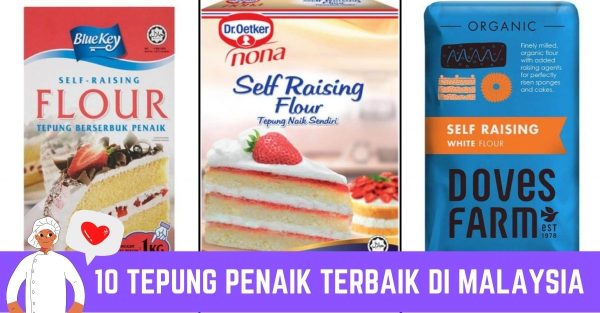 10 Tepung Penaik Terbaik di Malaysia 2025 | Lazat