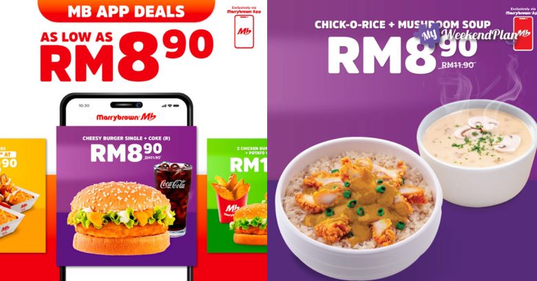 Enjoy Marrybrown As Low As RM8.90!