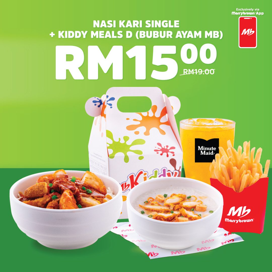 Enjoy Marrybrown As Low As RM8.90!