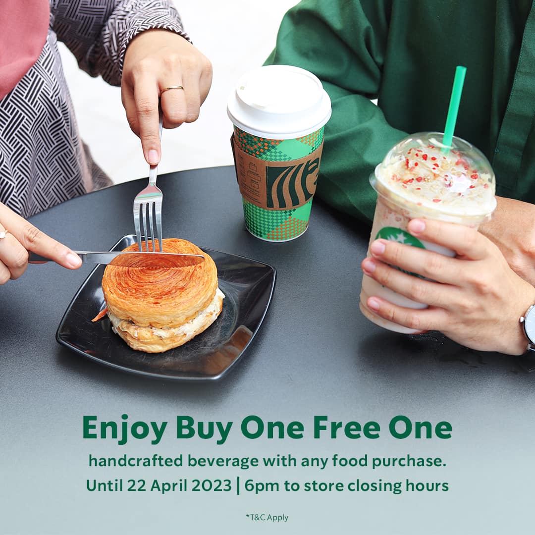 Starbucks Buy 1 Free 1 Ramadan Deals