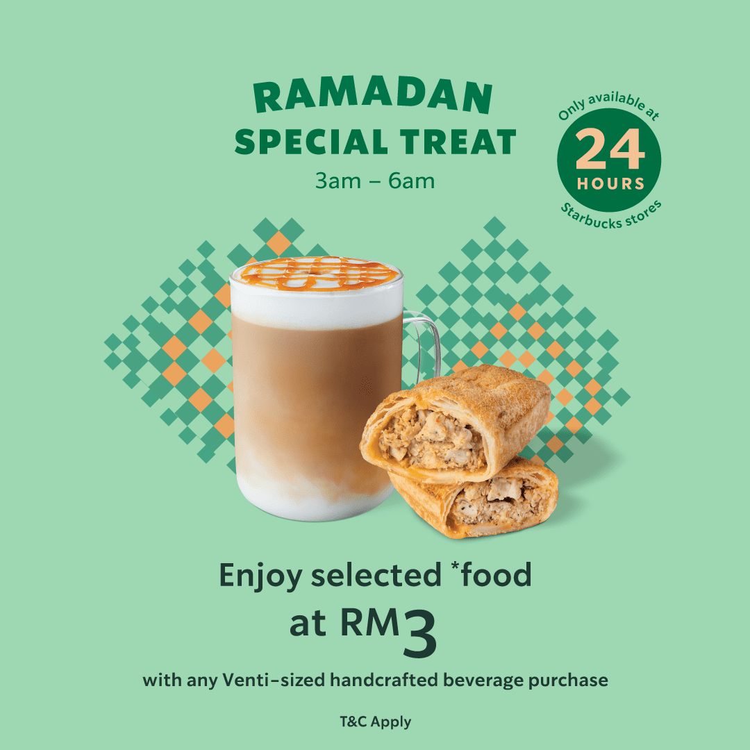 Starbucks Buy 1 Free 1 Ramadan Deals
