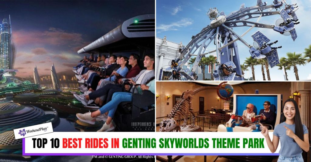 Top 10 Best Rides in Genting SkyWorlds Theme Park 2025 | Holiday Time
