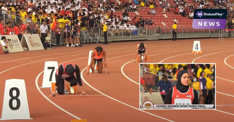 Malaysian Runner Impressed The Crowds in 4x100m Relay at S’pore Open