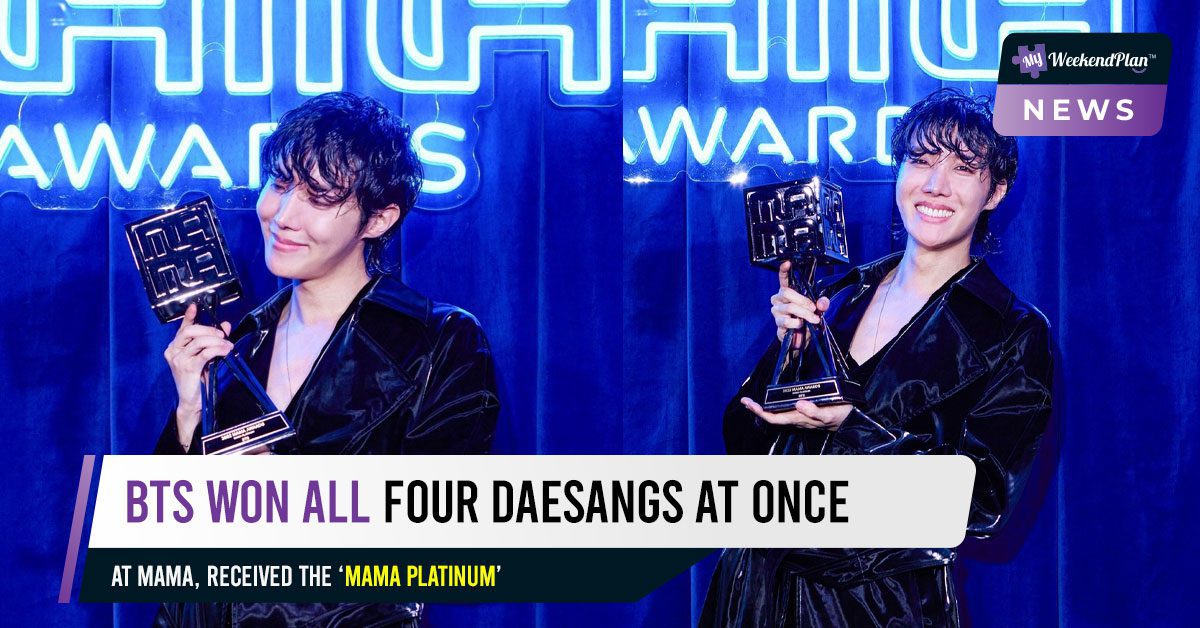 BTS Won All Four Daesangs At Once At MAMA, Received The ‘MAMA Platinum’