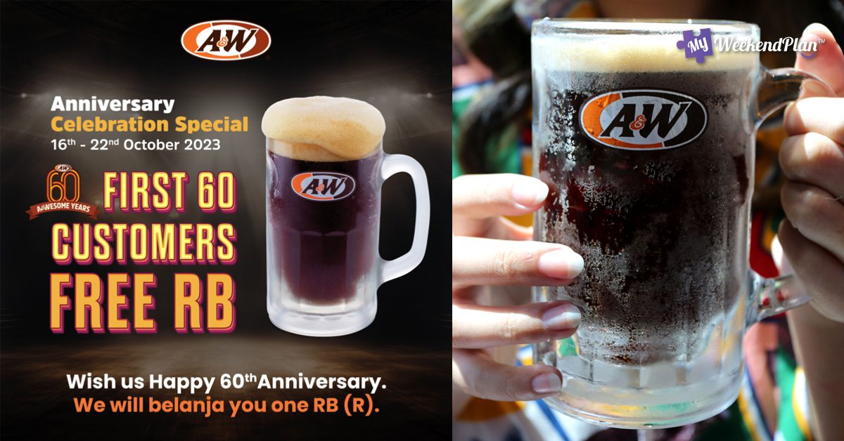 A&W First 60 Customers Get FREE RB Special Deal