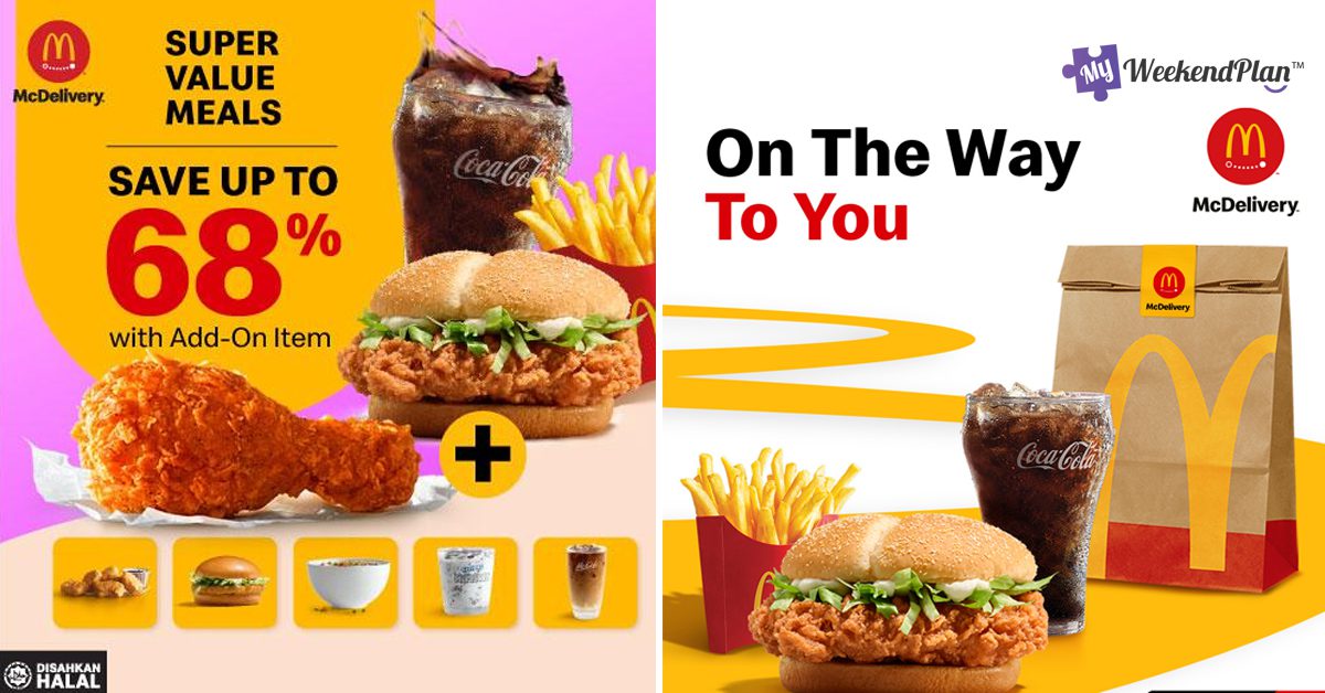 McDelivery Super Value Meals Save Up to 68% OFF