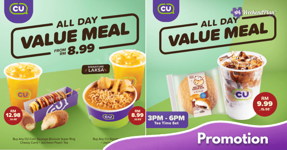 CU All Day Value Meals as Low as RM8.99