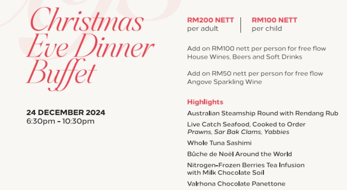 Top 10 Best Christmas Dinner Buffets in KL & Selangor 2024
