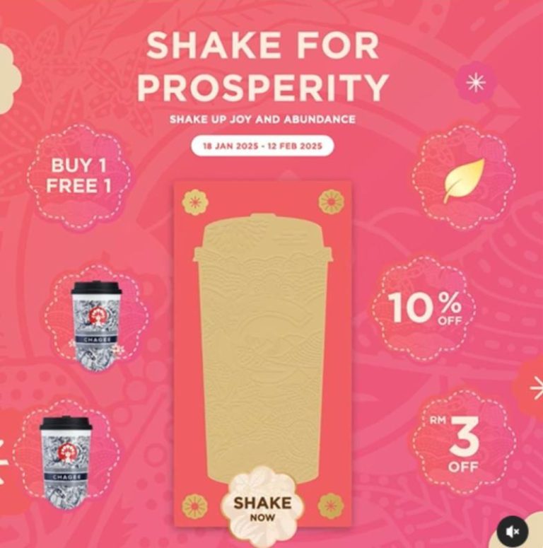 Shake, Win & Celebrate CNY with CHAGEE’s Exclusive Prizes!